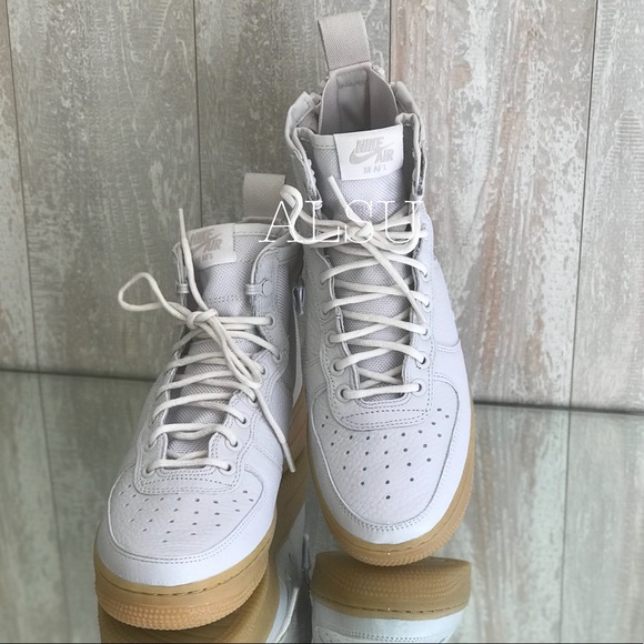 Nike | Shoes | Nwt Nike Sf Af Mid Vast Grey Wmns | Poshmark
